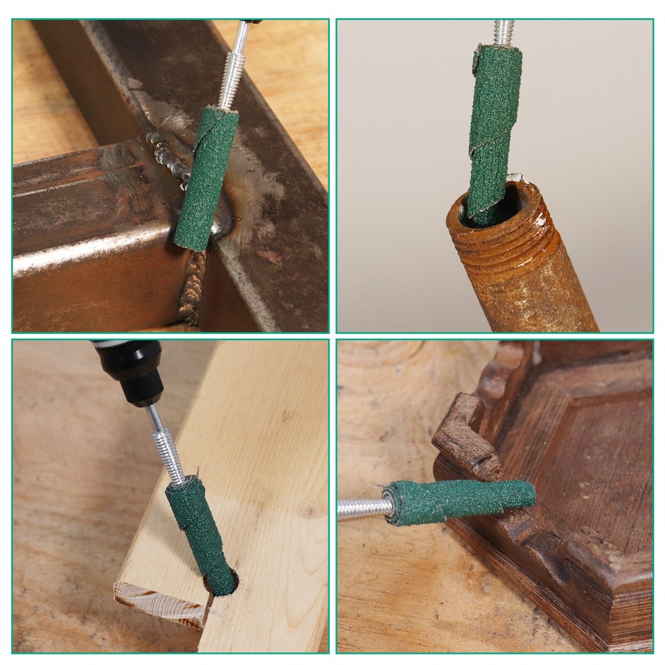 ENGINE PORTING 22PC MINI CONE SANDER KIT SANDING ABRASIVE WHEEL TOOL ...