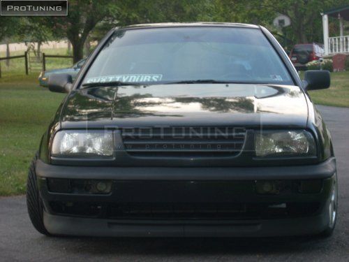 Front Bumper Valance Chin GTI Style Spoiler Splitter Lip For VW Golf 3 ...