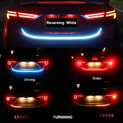 Dynamic LED Tail Light Strip Turn Signal Stop Position Brake CAR Rear ...