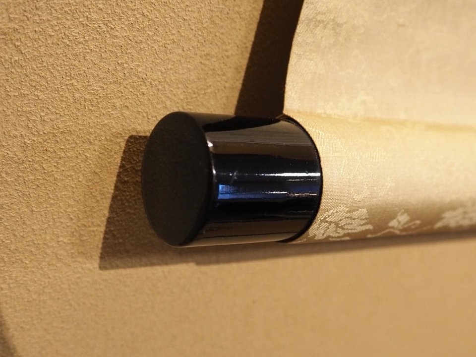 Urasenke 14th generation master Tandansai Soushi's handwritten fan mask ...