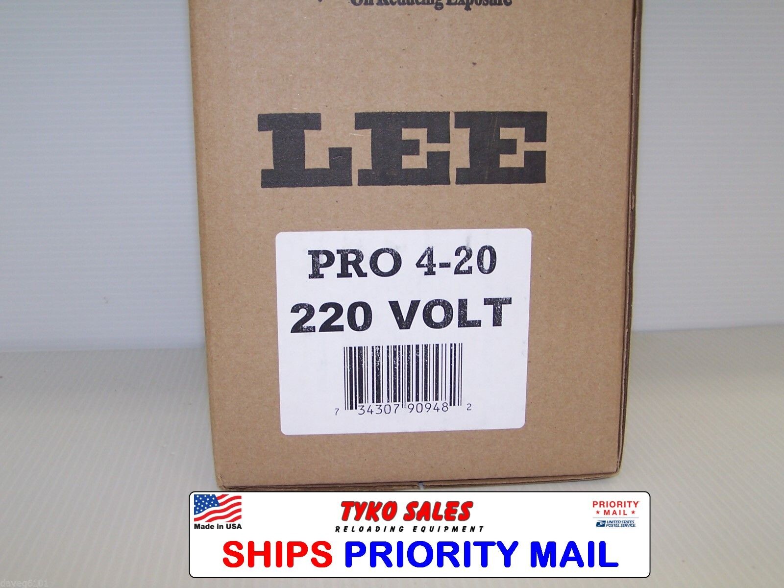 LEE 90948 * LEE PRECISION 20 LB PRO 4 220 VOLT FURNACE/MELTER * 90948 ...