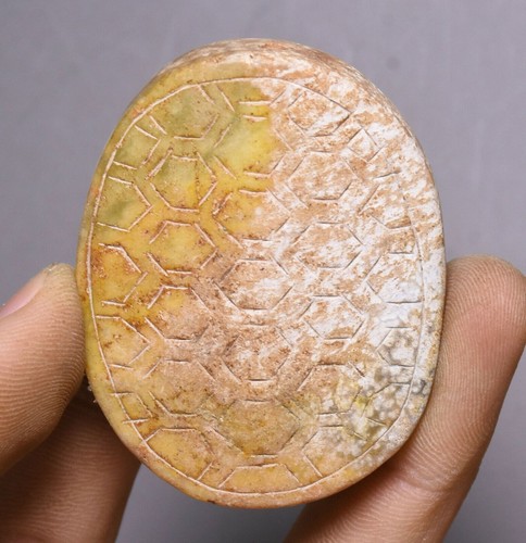 6CM China Hongshan Culture Old Jade Carving Turtle tortoise shell ...