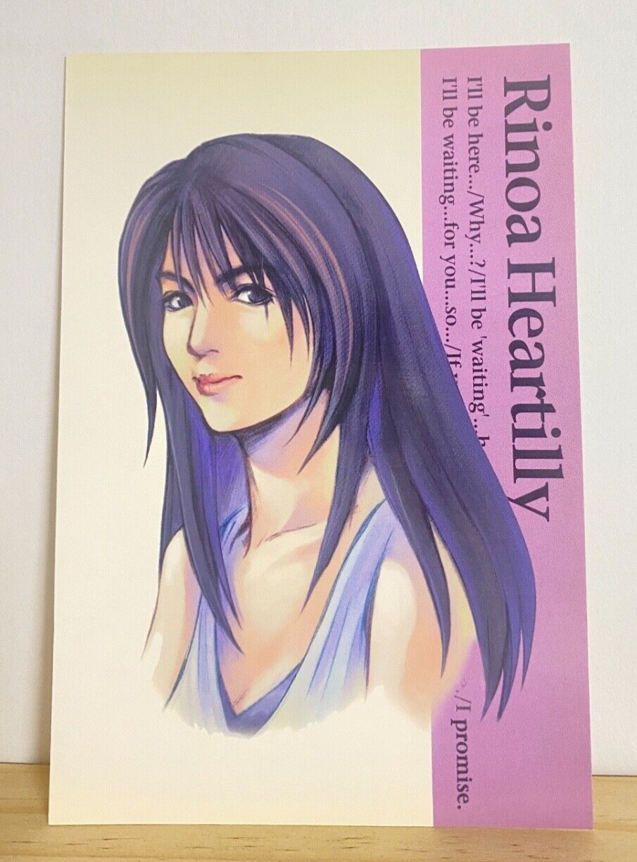 Rinoa Heartilly Final Fantasy Ⅷ Limited Postcard Square Face Rare From ...