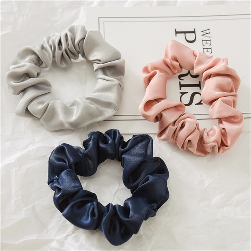 Small Scrunchies Rubber Bands Scrunchy Elastic Ponytail Holders for ...