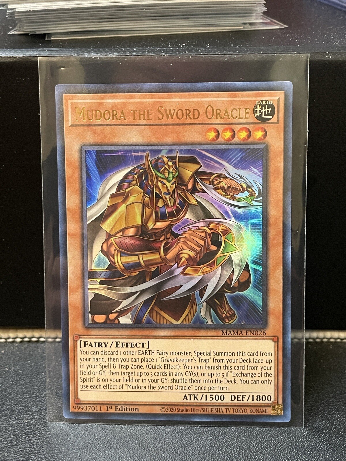 Yugioh x1 Mudora the Sword Oracle 1st Edition MAMA-EN026 Ultra Rare (NM ...