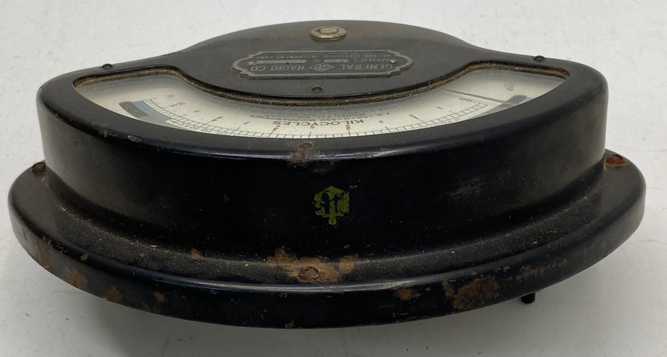 Vintage Weston Electrical General Radio Kilocycles Meter Gauge Model ...