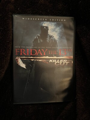 Friday The 13th Killer Cut (DVD, Blockbuster Clam Shell, 2009 ...