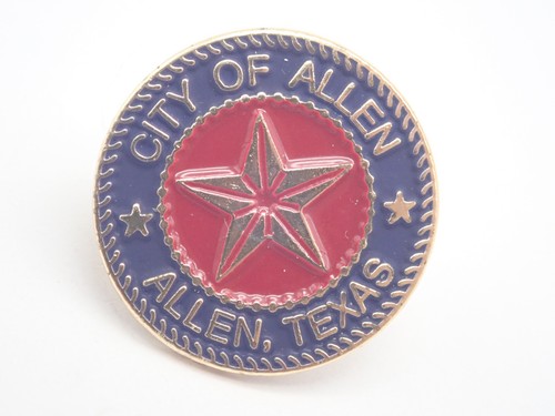 City of Allen Texas Star Vintage Lapel Pin | eBay