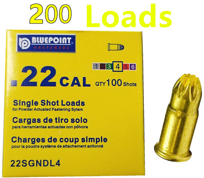 200 Level-4 Yellow Loads for Ramset MasterShot Tool,Ramset TriggerShot ...