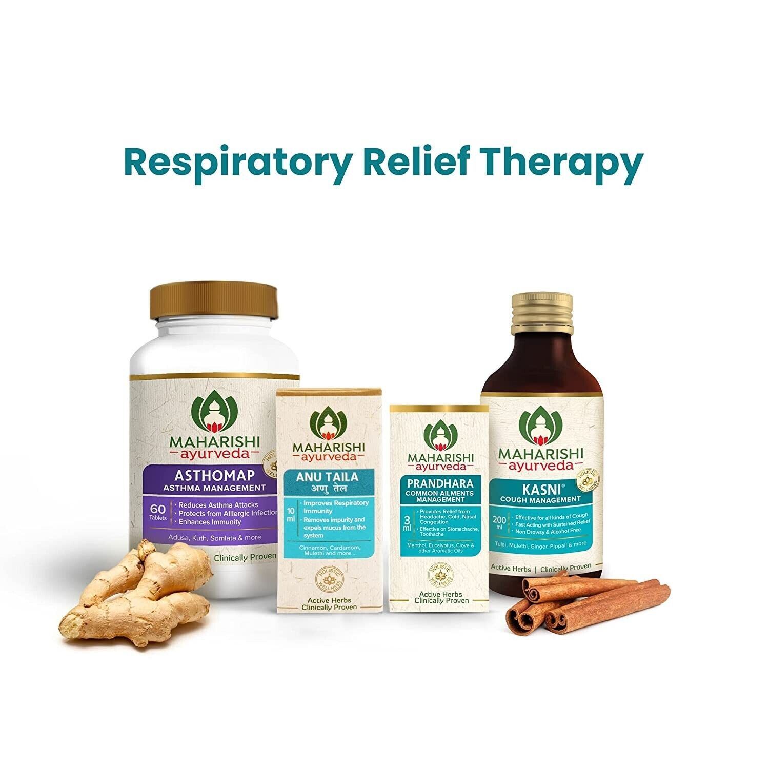 Maharishi Ayurveda Respiratory Relief Therapy (60 Tab) | eBay