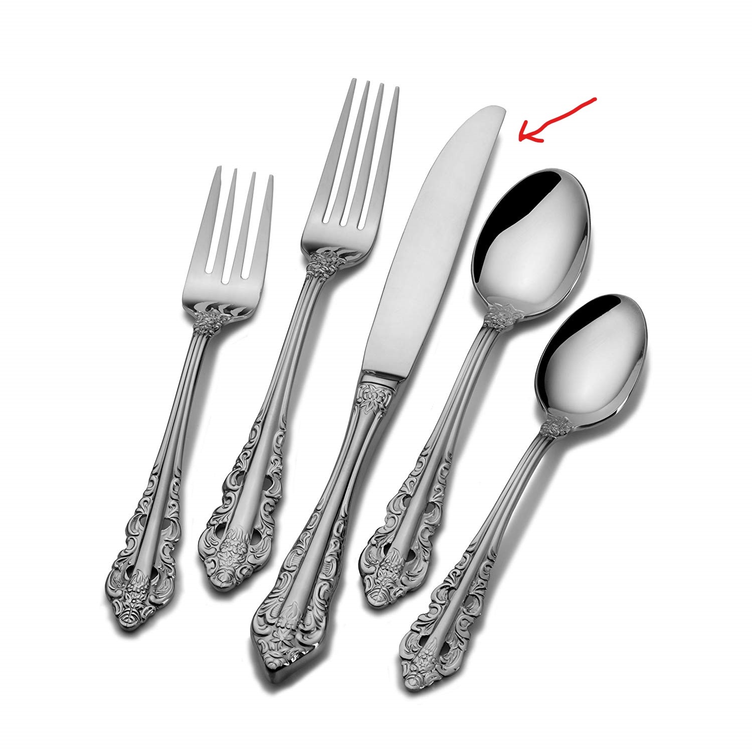 Wallace Antique Baroque Flatware Stainless Steel - Replacement Pieces ...