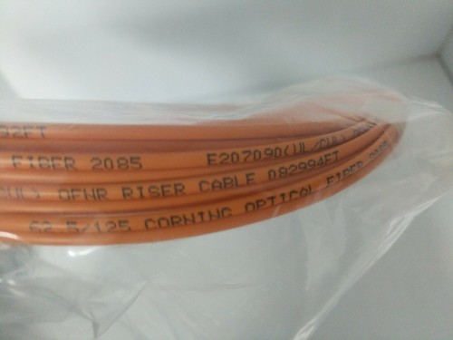 LOT OF 2 CORNING OPTICAL FIBER 2095 E207090 62.5/125 | eBay