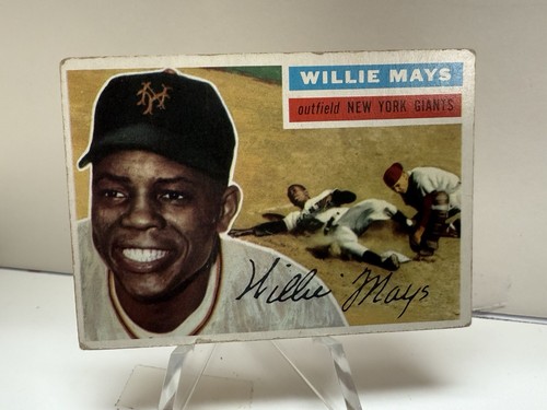 Willie Mays Topps 1956 Card #130 | eBay
