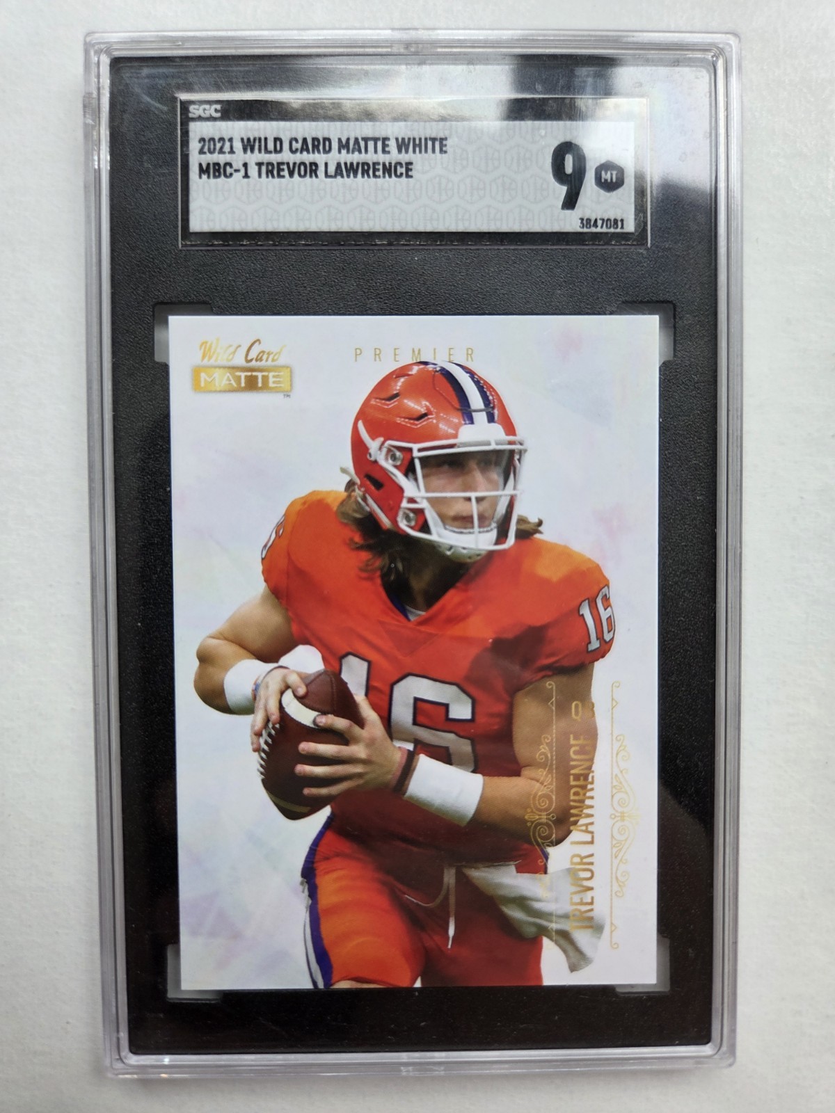 2021 Wild Card Nationals - Promo Pack Matte Trevor Lawrence #MBC-1 ...