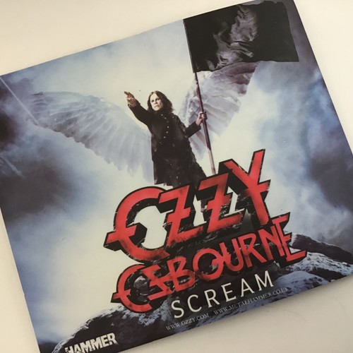 Ozzy Osbourne Scream Mouse Pad Prince Of Darkness Heavy Metal Black ...