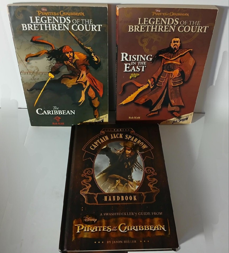 #1-12+3 JACK SPARROW Pirates of the Caribbean book Rob Kidd Handbook ...