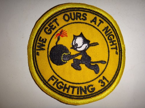 US Navy Fighter Squadron VF-31 FIGHTING 31 WE GET OURS AT NIGHT Patch ...
