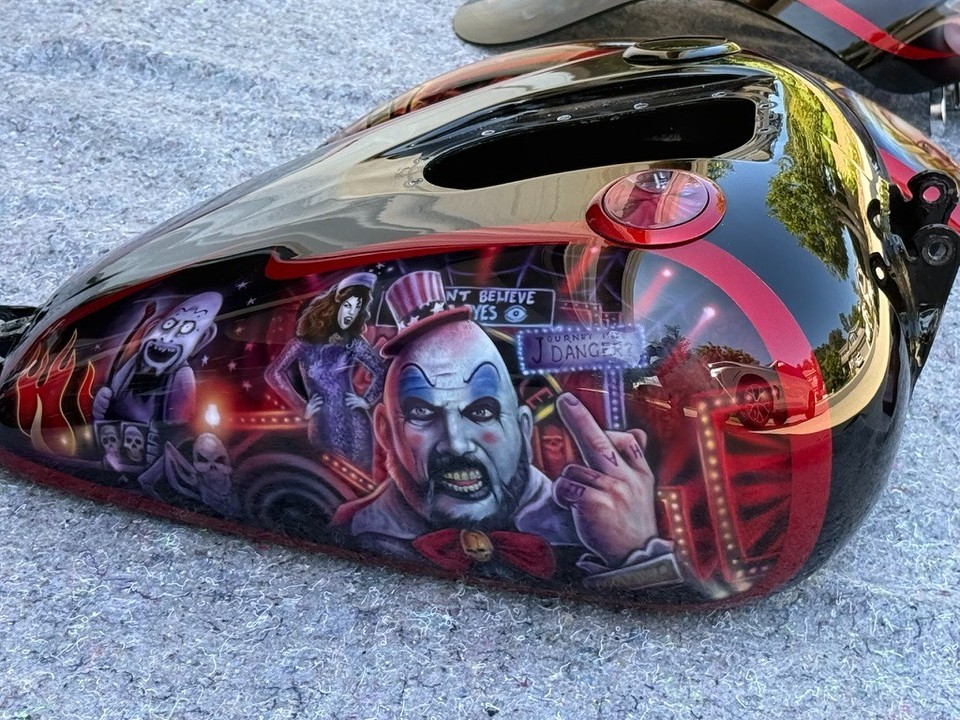Harley Davidson House of 1000 Corpses Dyna Tin Paint Tank Rob Zombie ...