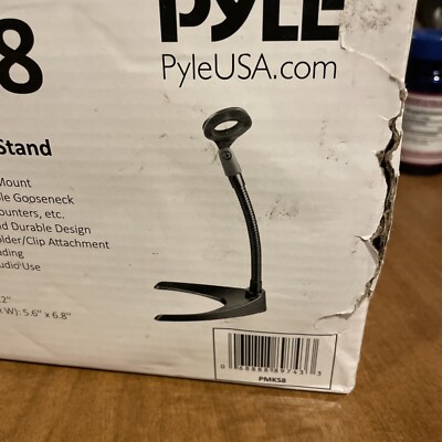Pyle PMKS8 U-Base Gooseneck Desktop Microphone Stand | eBay