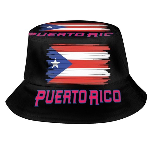 Puerto Rico Flag Bucket Hat, Unisex Puerto Rican Patriotic Sun Hat ...
