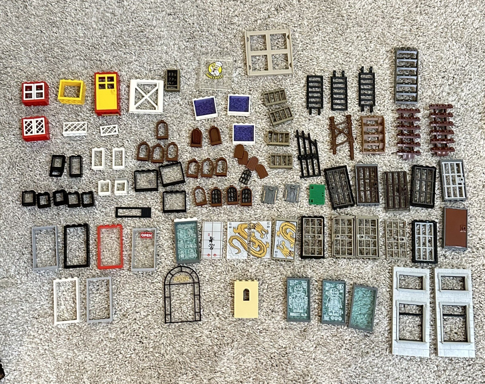 Lego Windows, Doors, Ladders, Etc Parts n Pieces Lot | eBay