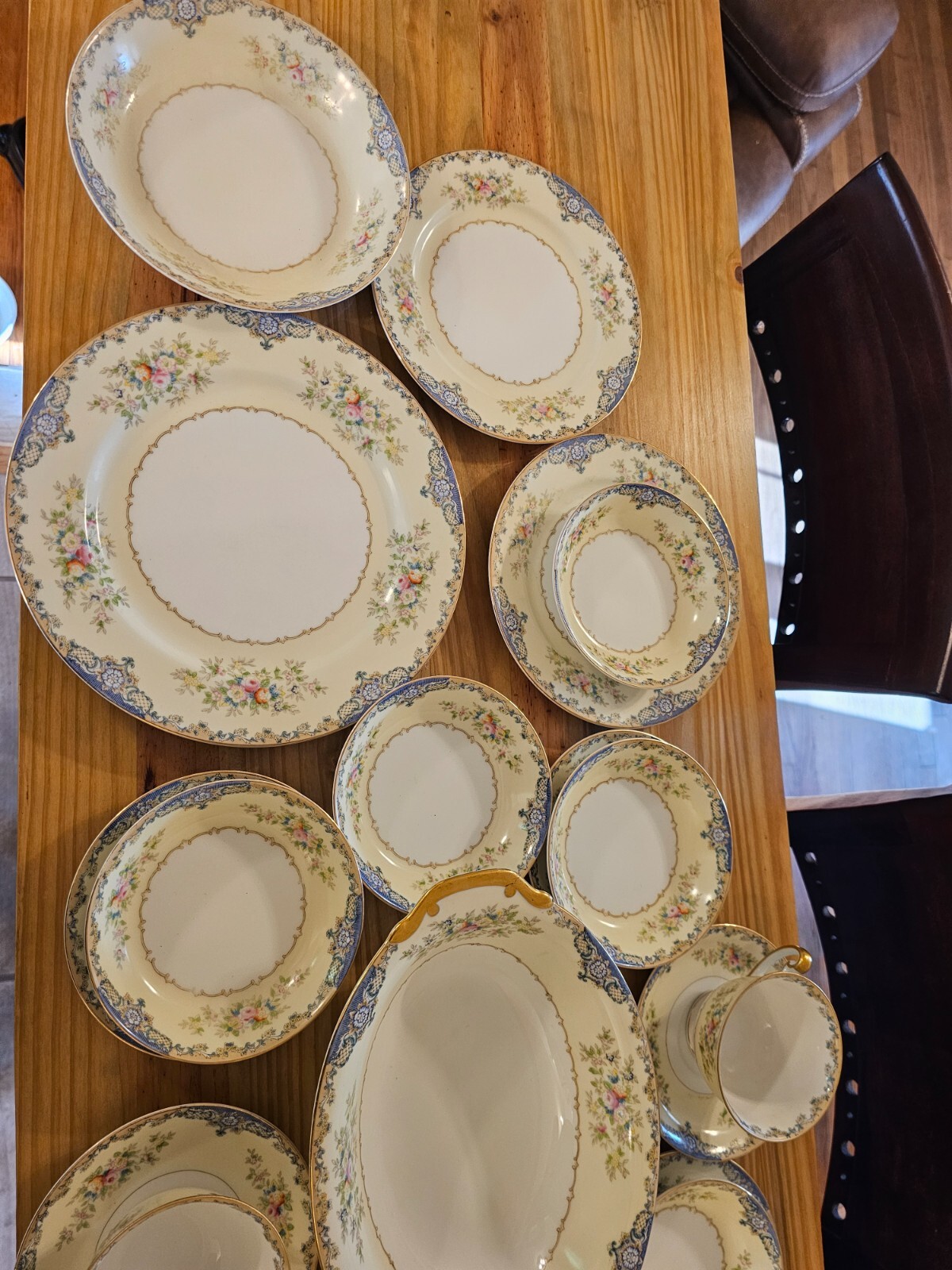 Empress Meito China 24 Piece set discontinued pattern Cordova | eBay