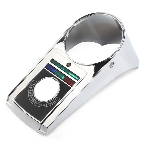 Chrome Speedometer Speedo Dash Panel Cover Housing Kit Fit 91-95 Harley ...