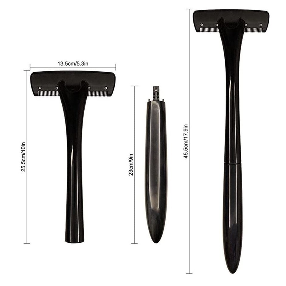 Men Back Razor Shaver Groomer Full Body Leg Hair Removal Trimmer Long ...