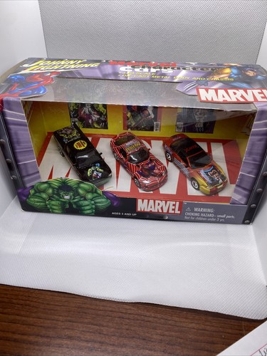 Johnny Lightning Character Cars Marvel 1/64 Diecast Hulk Spiderman ...