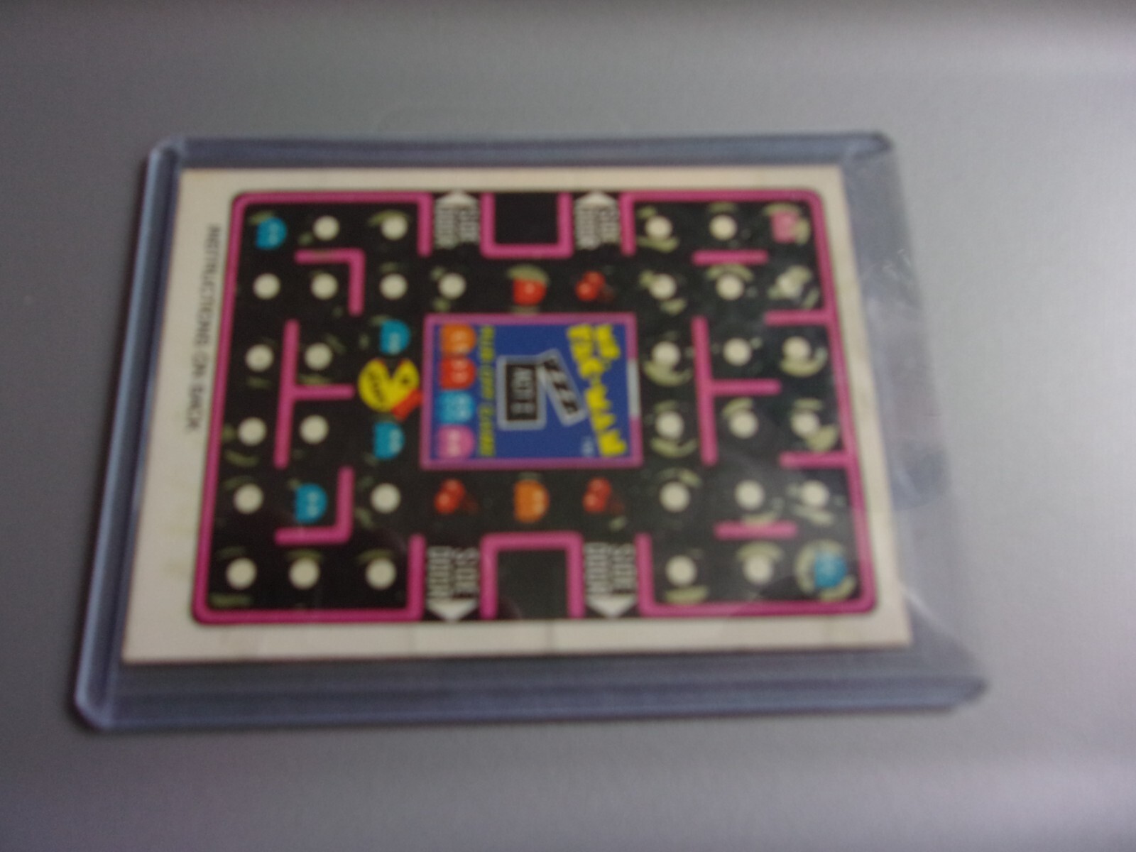 1981 Fleer Ms. Pac-Man Act 3 III Rub-Off Game Card scratched Pink | eBay