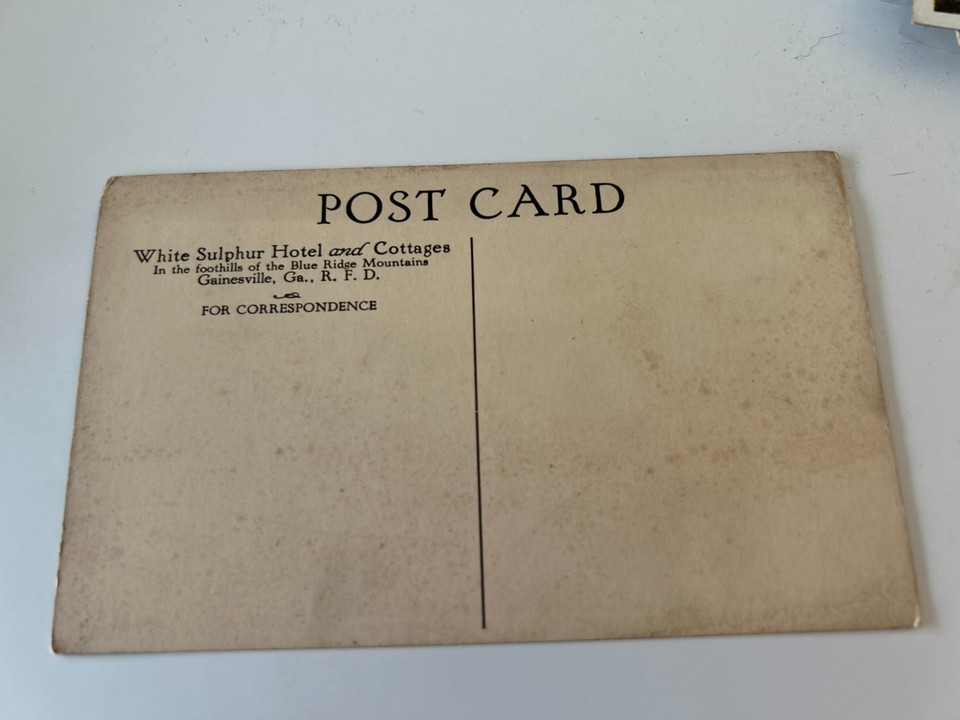 White Sulphur Hotel and Cottages Blue Ridge Mountains Gainesville ...