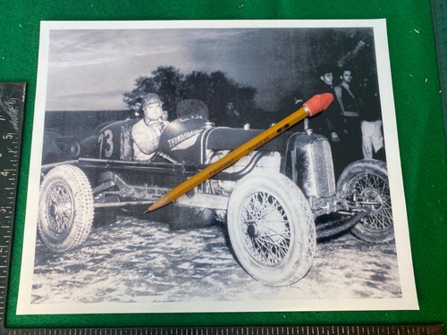 Vintage Photo Race Car Driver Len Duncan 1955 Indy 500 (1970's Reprint ...