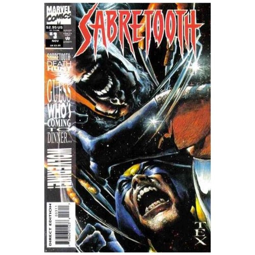 Sabretooth #3 - 1993 series Marvel comics NM Full description below [m ...