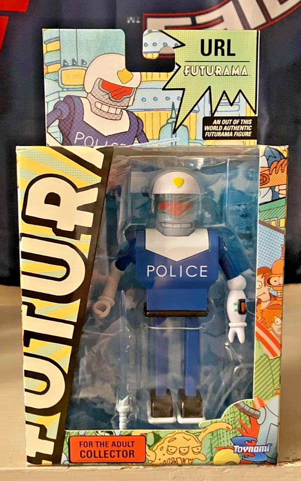 FUTURAMA-4-FIGURES IN 3 BOXES SANTA BENDER, ROBOT SANTA, URL, BLUE ...