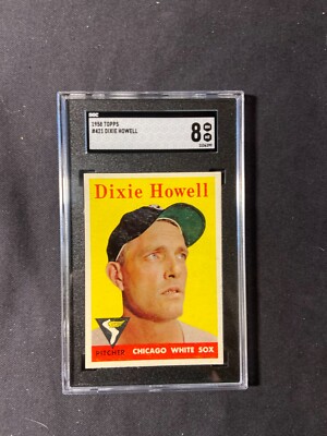 1958 Topps GRADED 8 #421 Dixie Howell | eBay