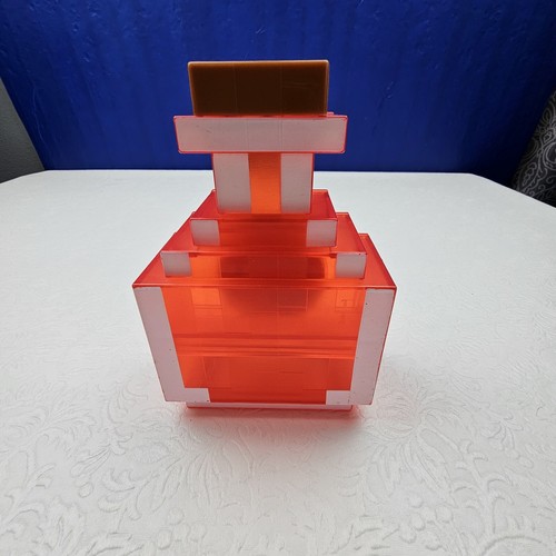 Minecraft Toy Red Carry Along Potions Case for Mini Figures Twist Open ...
