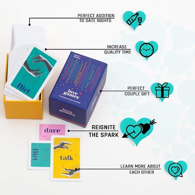 A conversation card game for couples TALK to your partner FLIRT with ...
