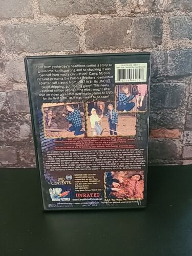 DVD SPLATTER FARM 1987 Cult Horror Movie Film UNCUT Polonia Brothers ...
