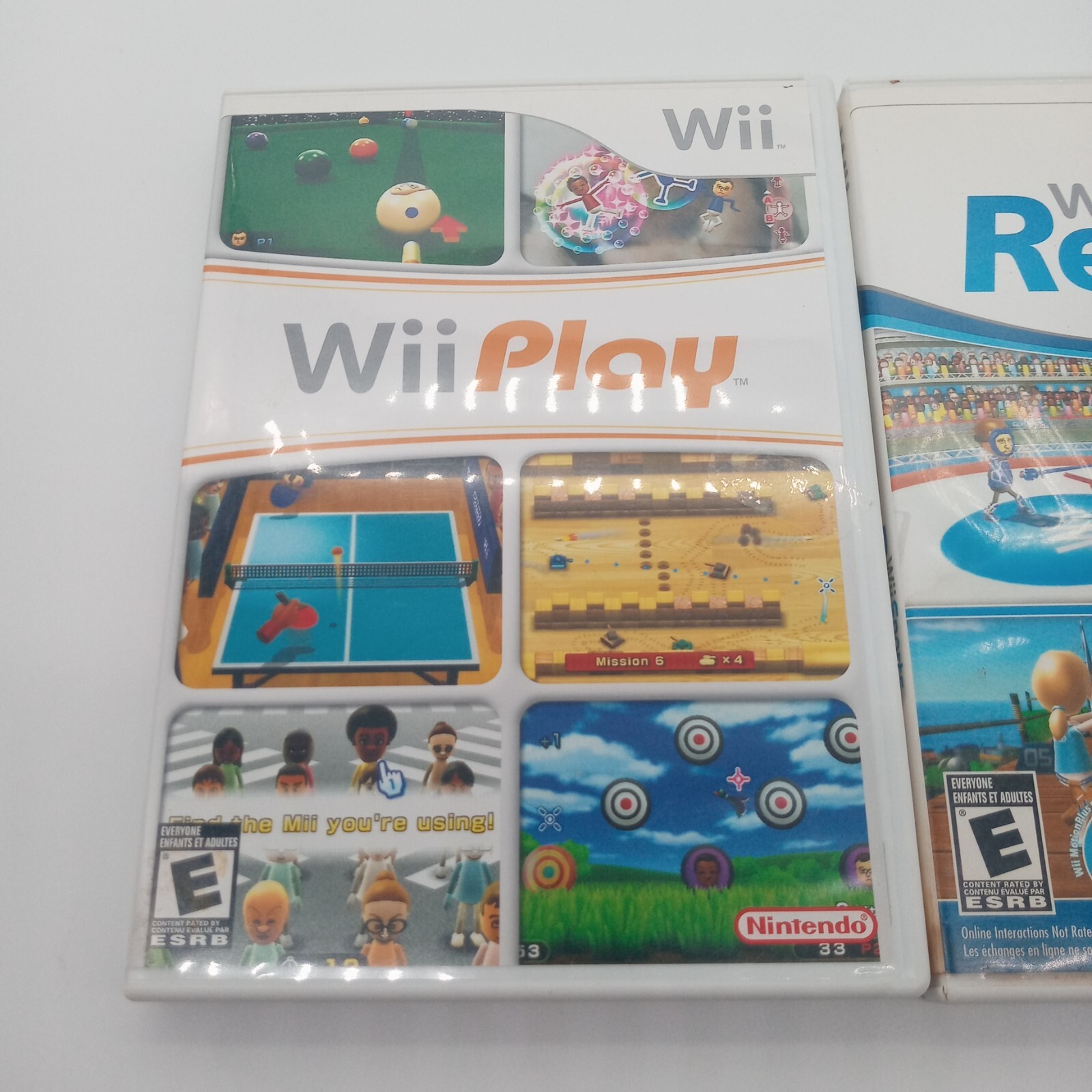 Nintendo Wii Play and Wii Sports Resort Complete with Manuals, Case and ...