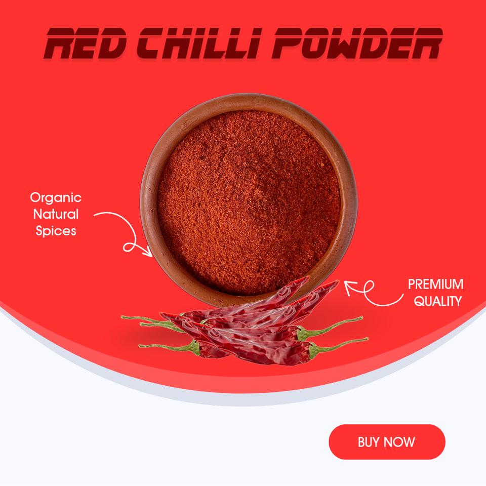 Ceylon Wijaya Red Chili Powder- Organic Natural Spices -250g-Free ...
