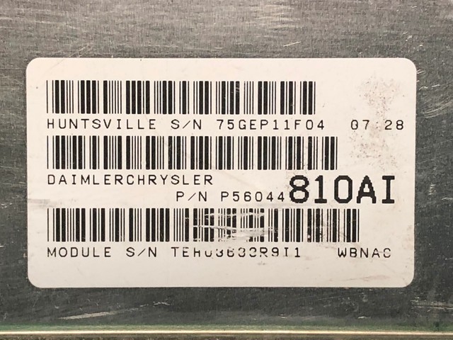 2002 Jeep Grand Cherokee 4.7l Engine Computer Module ECM ECU PCM P56044 ...