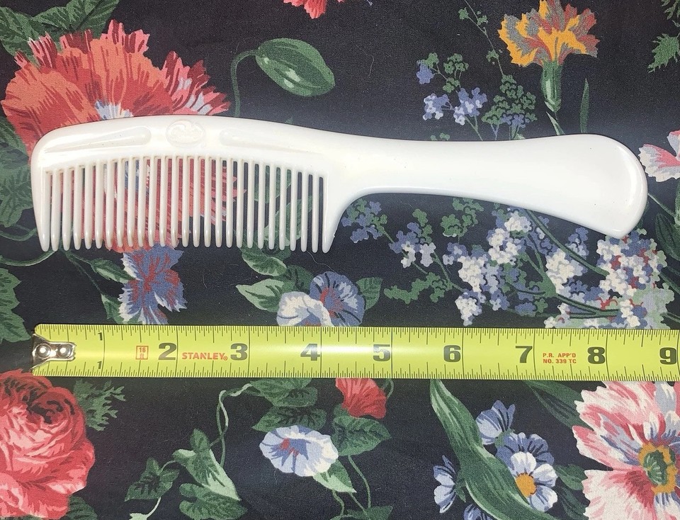 Vintage Goody Super Comb Unbreakable White 1989 Hair Plastic Salon 8.5 ...