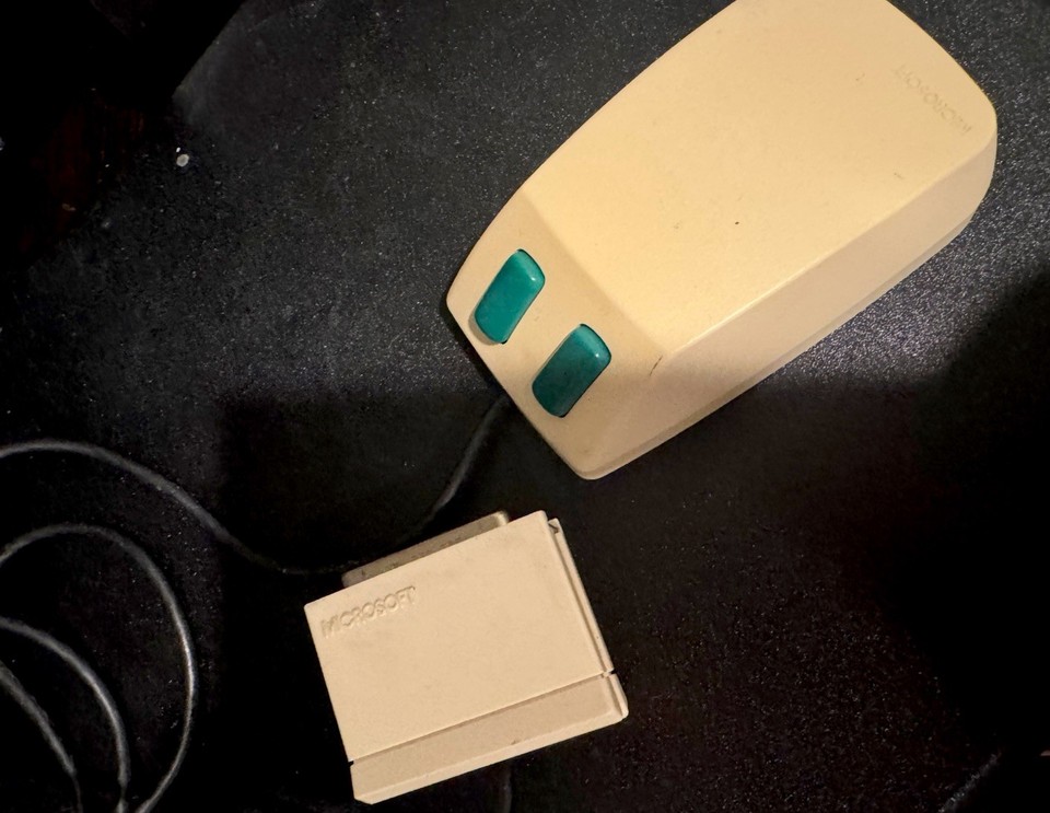 RARE Vintage original Microsoft Green Eyed Mouse 1983 Collector | eBay