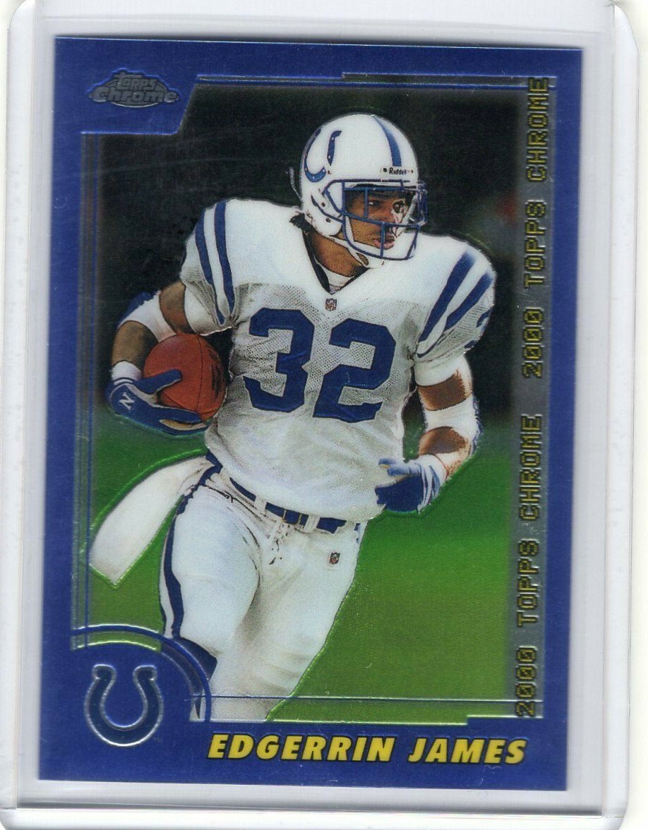 EDGERRIN JAMES 2000 Topps Chrome #148 - COLTS | eBay
