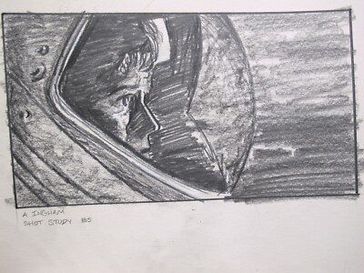 vtg 1980s Aliens movie hand drawn storyboard original art Ingham 3al | eBay