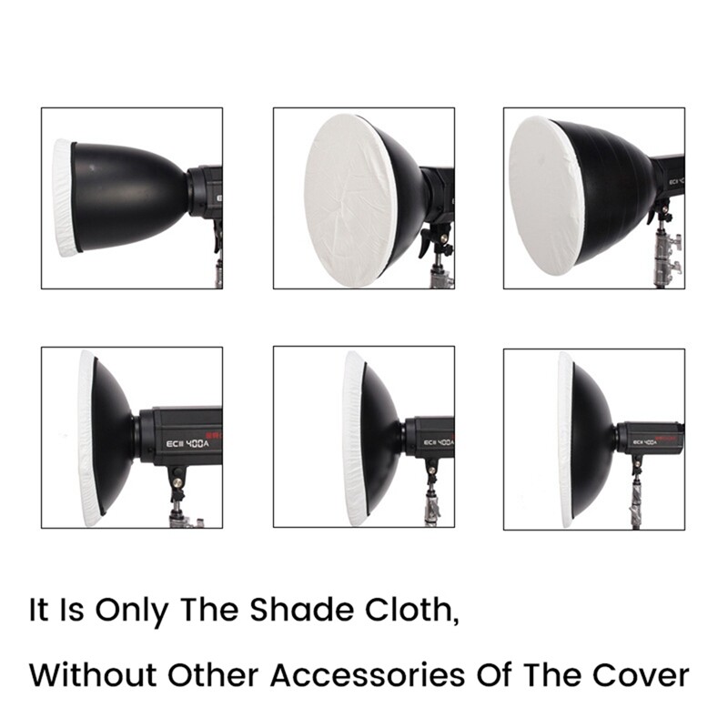 2X(Portable Radome Soft Cloth Flash Photography Cloth White Soft ...