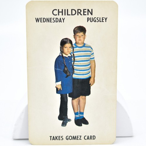 Vintage 1965 Children Wednesday Pugsley The Addams Family Game Single ...