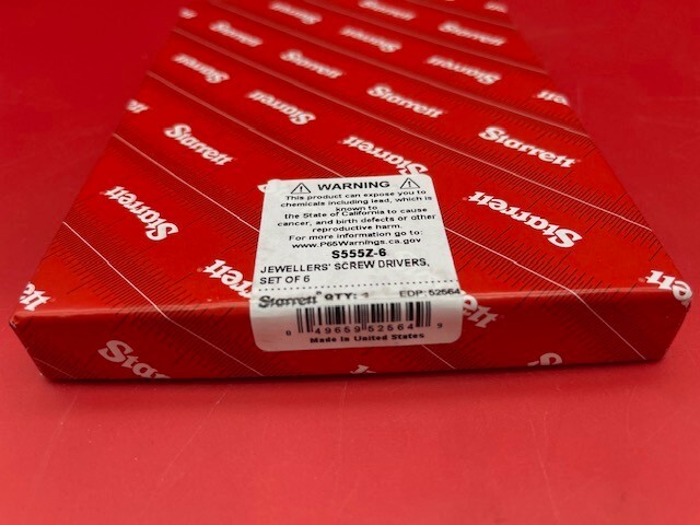 Starrett S555Z-6 Jewelers Screwdriver Set, Set of 6 IN STOCK | eBay