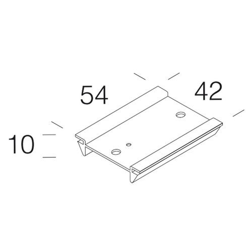 132906 SUPPORTO 6030 PER SEZIONATORE BINARIO 6000 E TECHNO SYSTEM 6001 ...