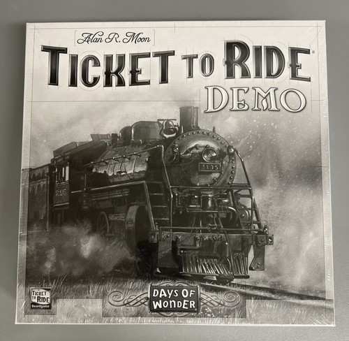 Ticket To RIde Demo Boardgame Demo Alan R Moon Days of Wonder SEALED | eBay